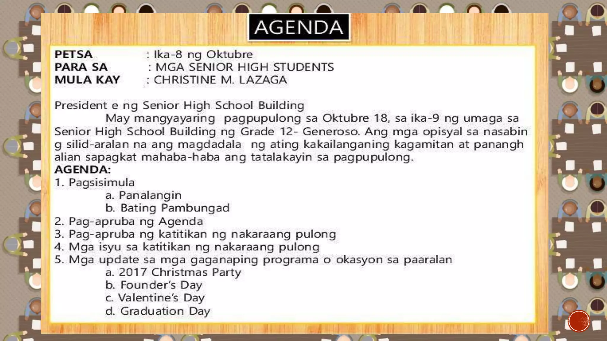 ADYENDA/AGENDA | PPTX