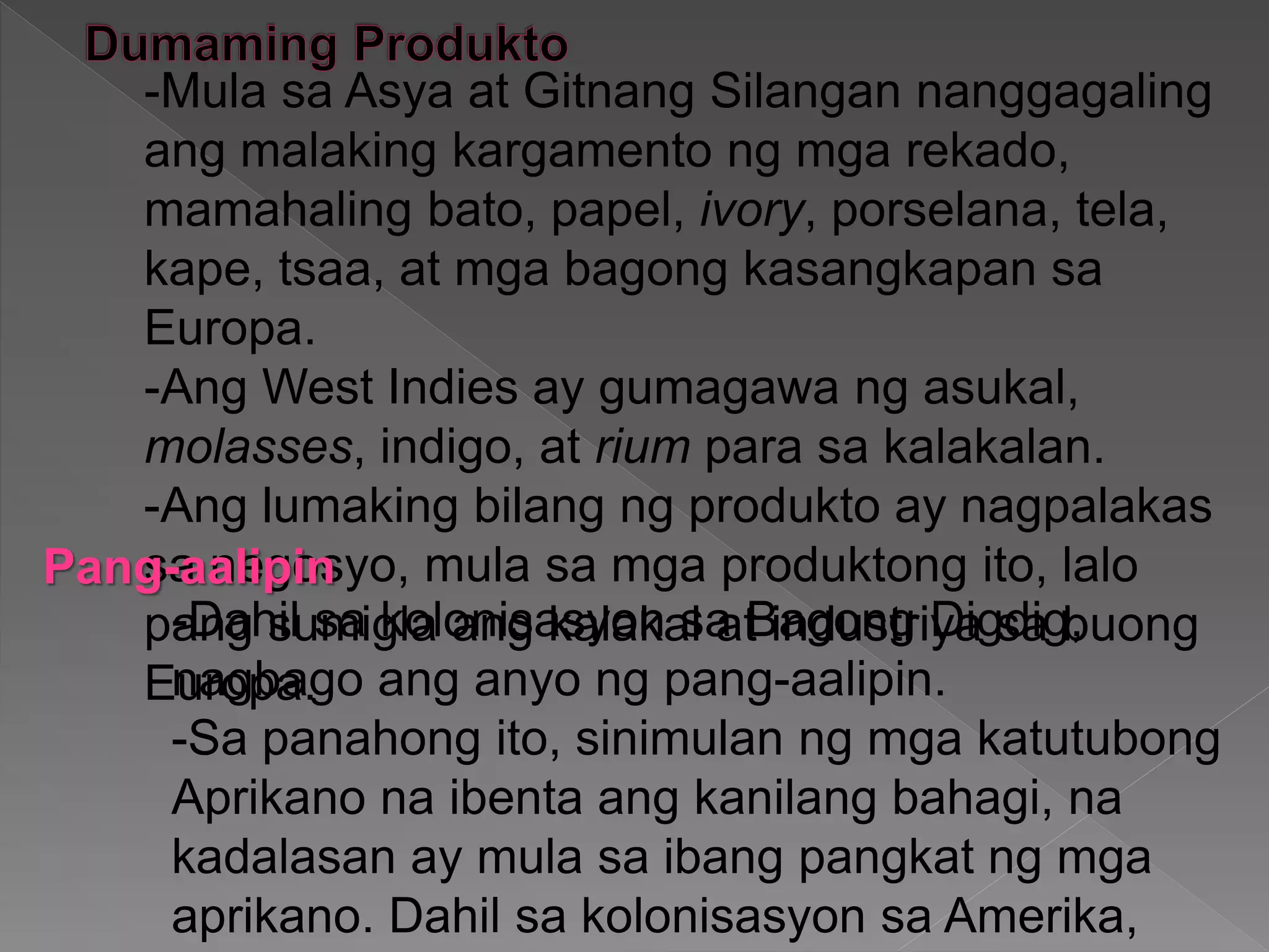 Aralin 8: Ang Paglawak ng Kapangyarihan ng Europa | PPTX