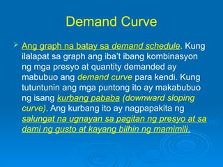 Aralin 8-Ang Demand at ang Mamimili.pptx