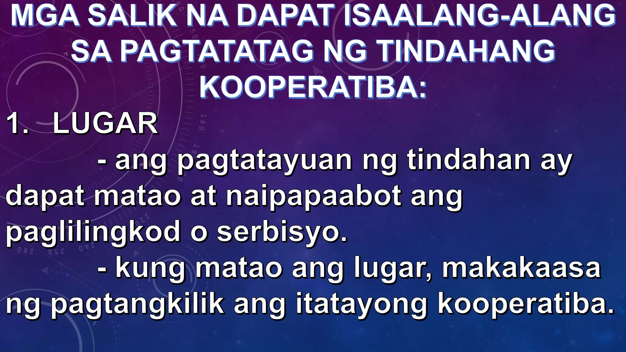 Aralin 80 mga salik na dapat isaalang-alang sa pagtatatag ng tindahang kooperatiba epp 4th ...