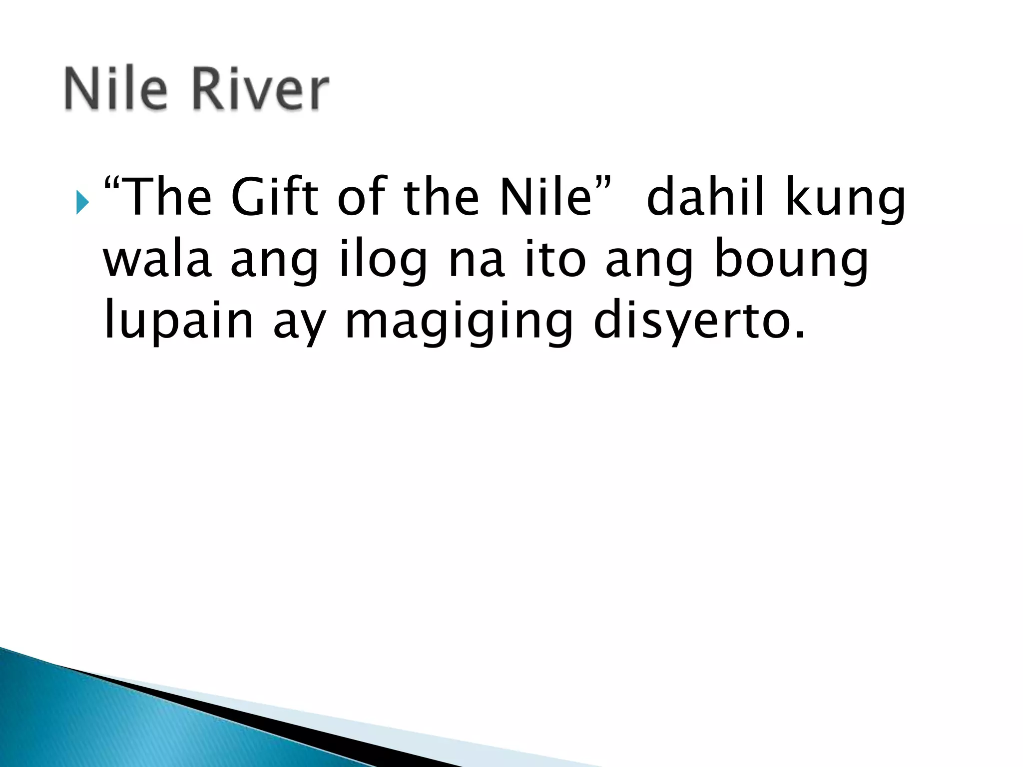 Aralin 8 ang unang kabihasnan sa africa (3rd yr.) | PPTX