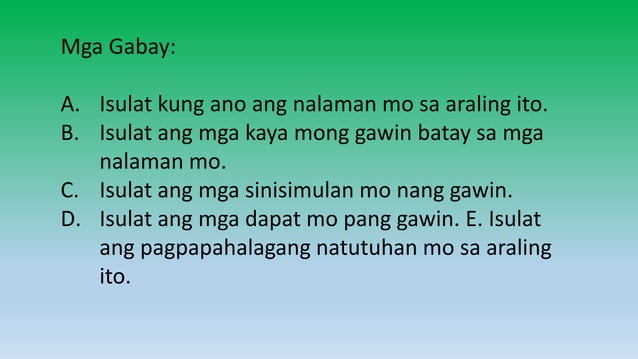 Aralin 9 Q1-Ako, Mahinahon Ako Sa Lahat ng Pagkakataon | PPTX