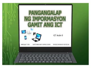 Aralin 9 ict | PPTX