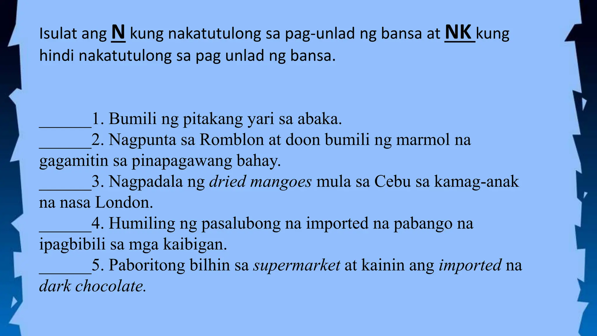 Aralin 9_Pagtangkilik sa Sariling Produkto para sa Pag-unlad at ...