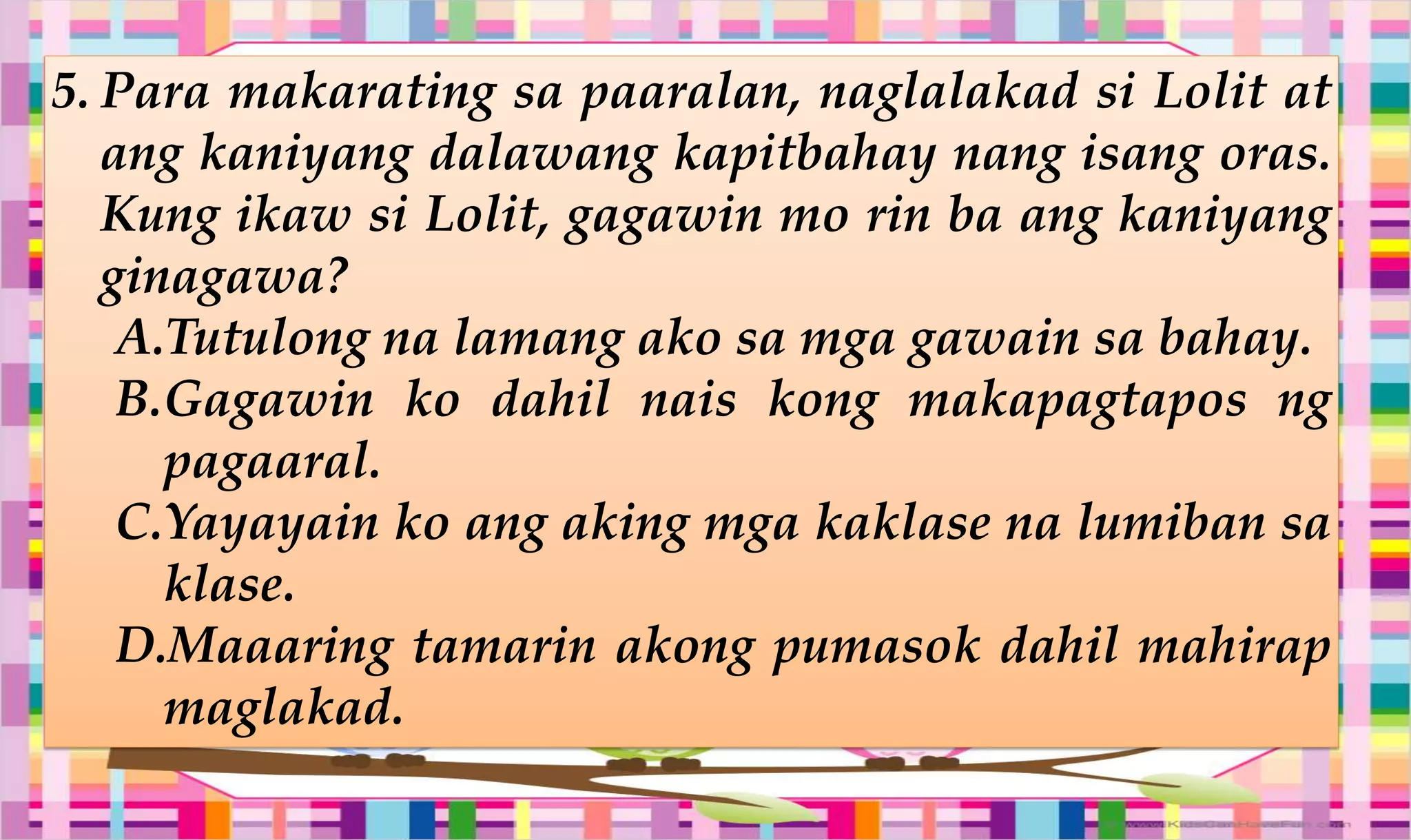 Aralin 9 yunit 3:Mga Pamamaraan ng Pagpapaunlad ng Edukasyon sa Bansa ...