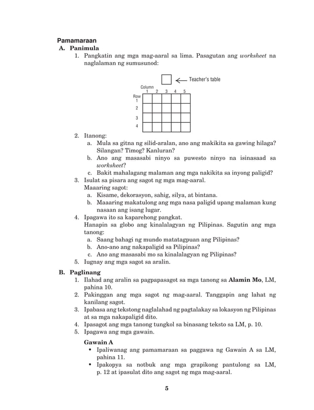 K TO 12 GRADE 4 TEACHER’S GUIDE IN ARALING PANLIPUNAN (Q1-Q4) | PDF