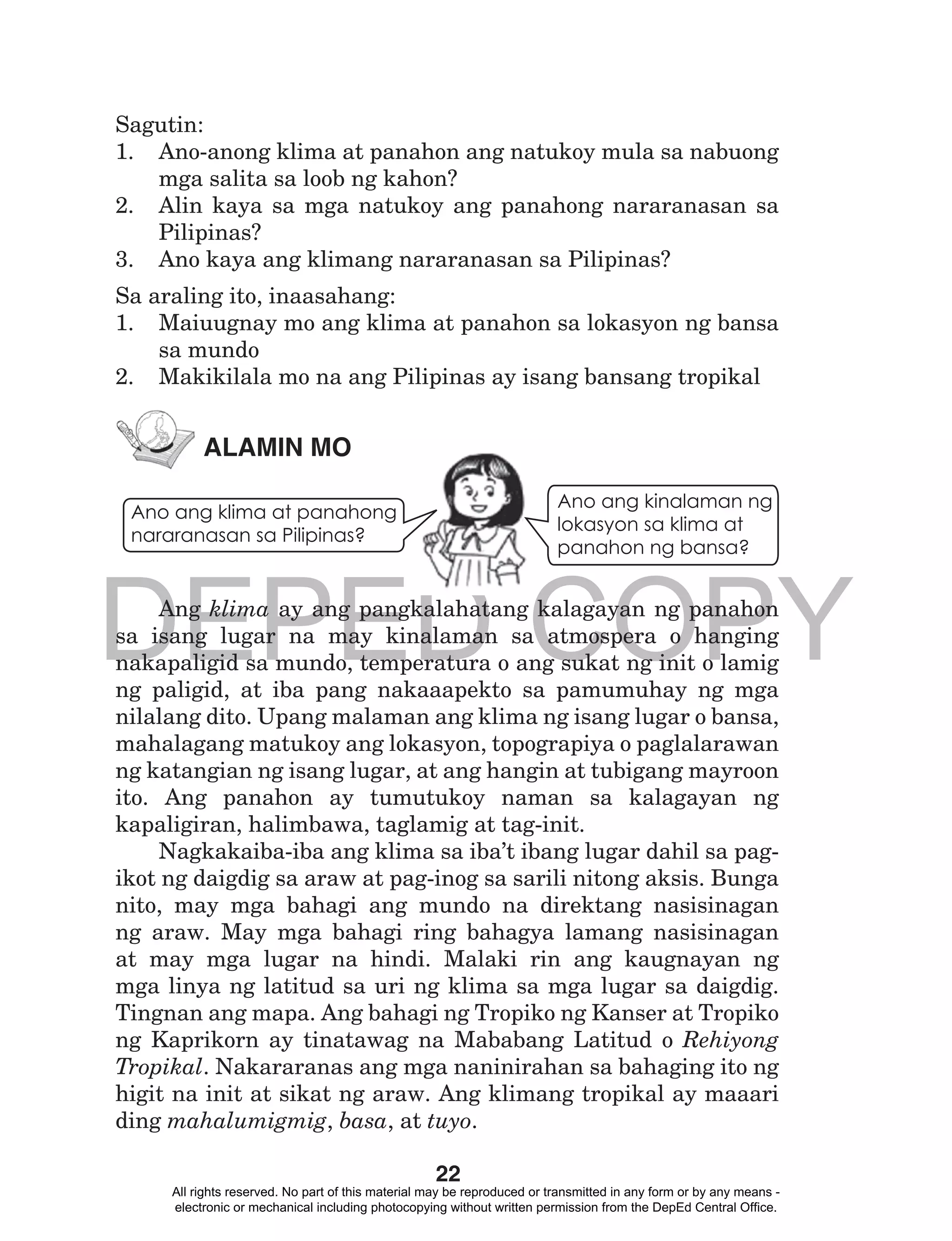K TO 12 GRADE 4 LEARNER’S MATERIAL IN ARALING PANLIPUNAN (Q1-Q4) | PDF