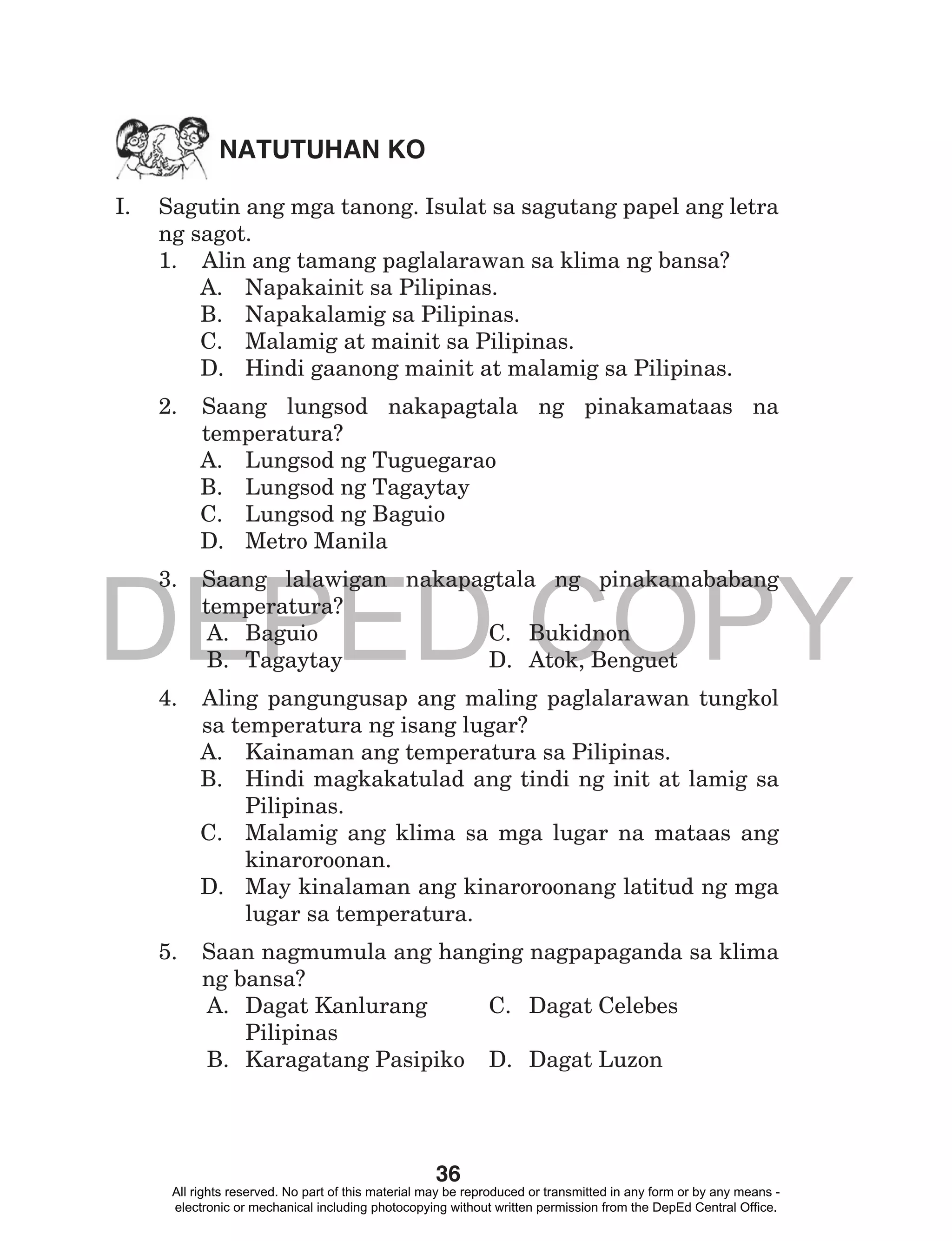K TO 12 GRADE 4 LEARNER’S MATERIAL IN ARALING PANLIPUNAN (Q1-Q4) | PDF