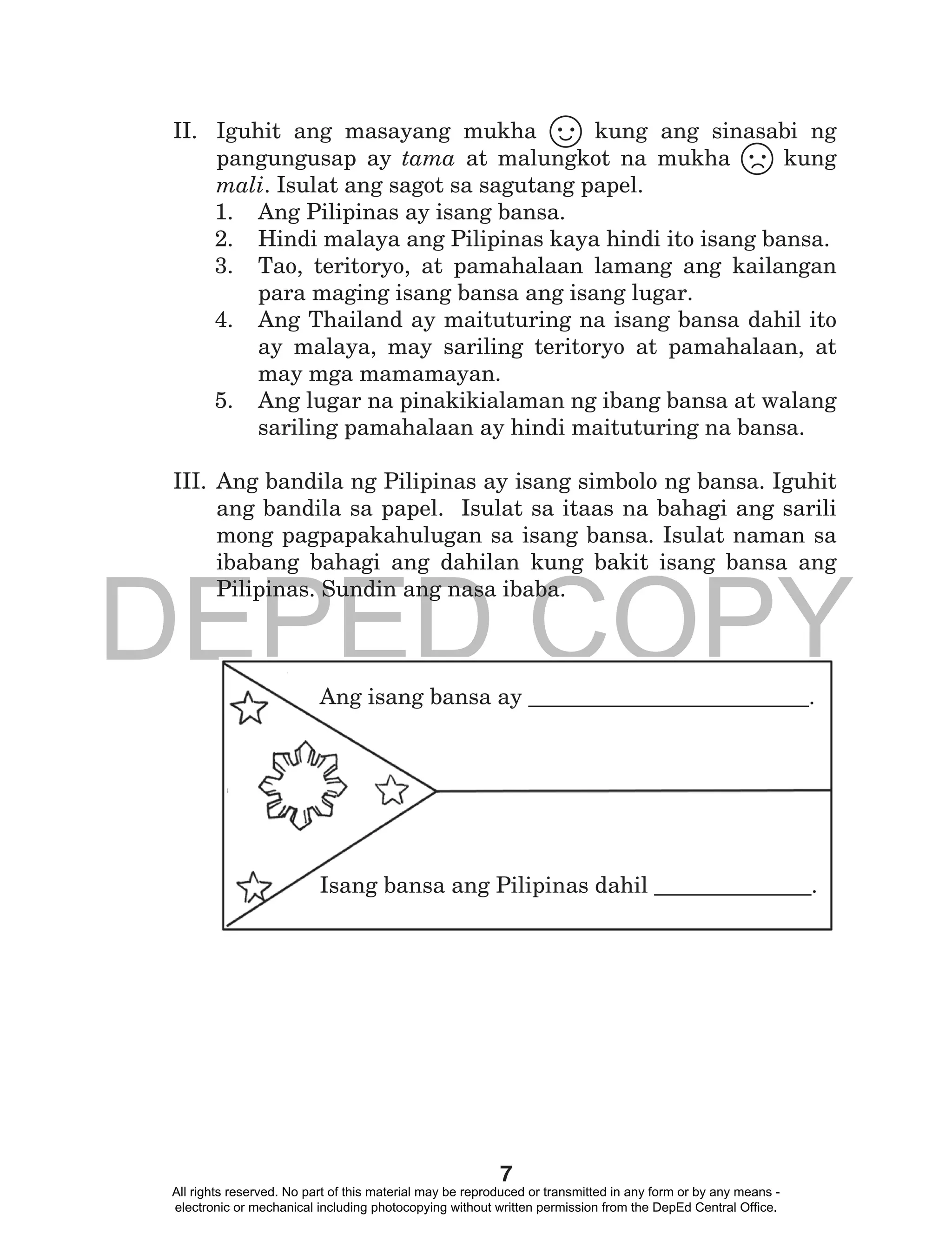 K TO 12 GRADE 4 LEARNER’S MATERIAL IN ARALING PANLIPUNAN (Q1-Q4) | PDF