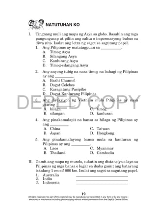 K TO 12 GRADE 4 LEARNER’S MATERIAL IN ARALING PANLIPUNAN (Q1-Q4) | PDF
