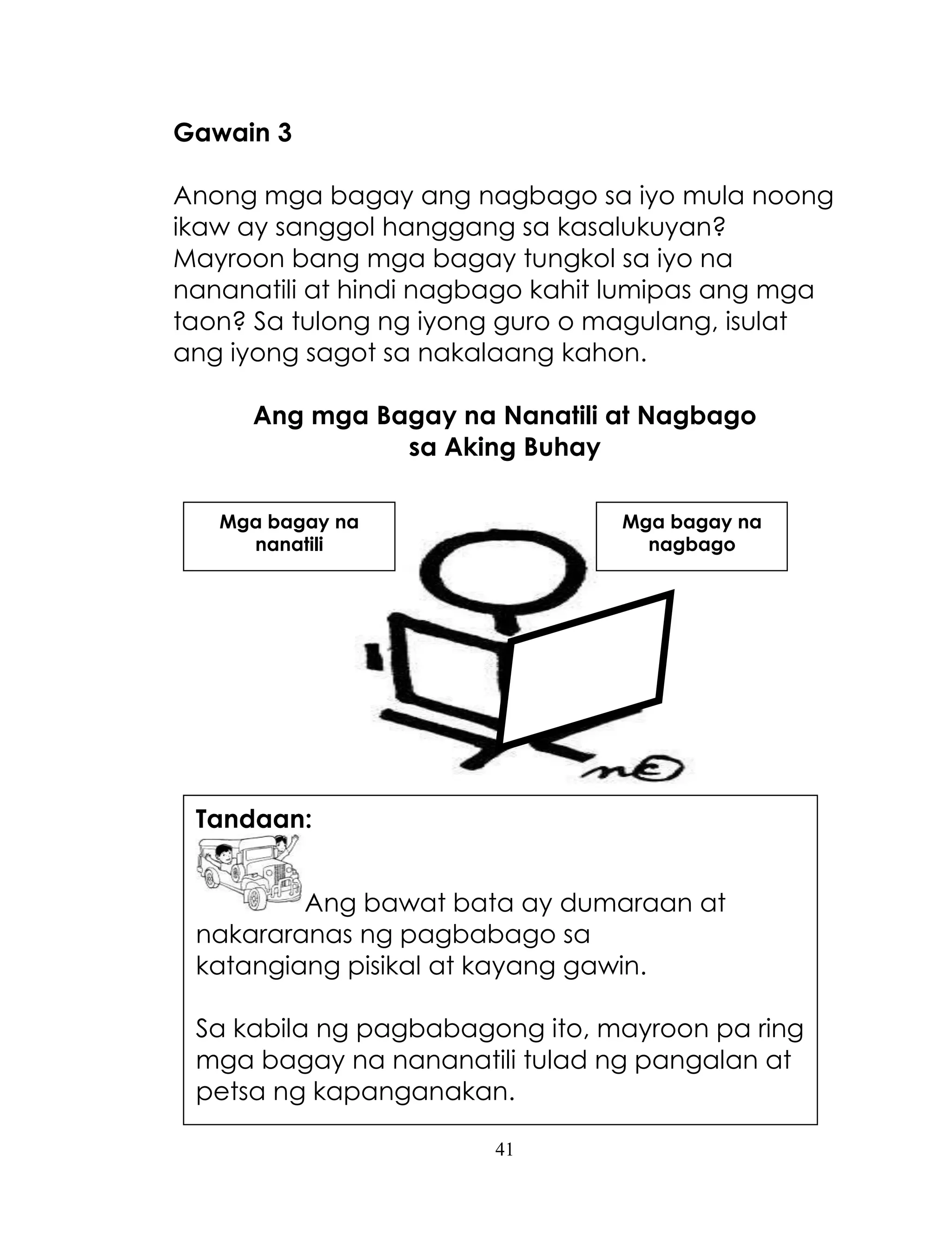 K TO 12 GRADE 1 LEARNER’S MATERIAL IN ARALING PANLIPUNAN (Q1-Q4) | PDF