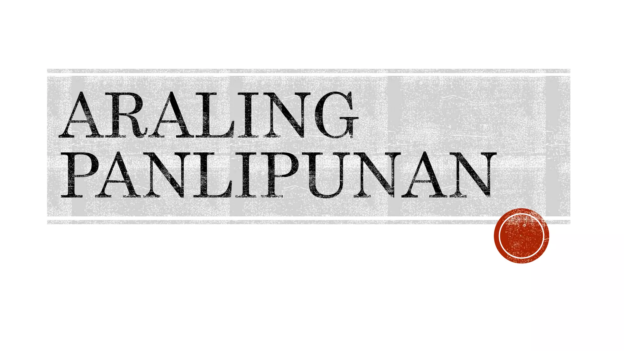 Araling Panlipunan Logo Design