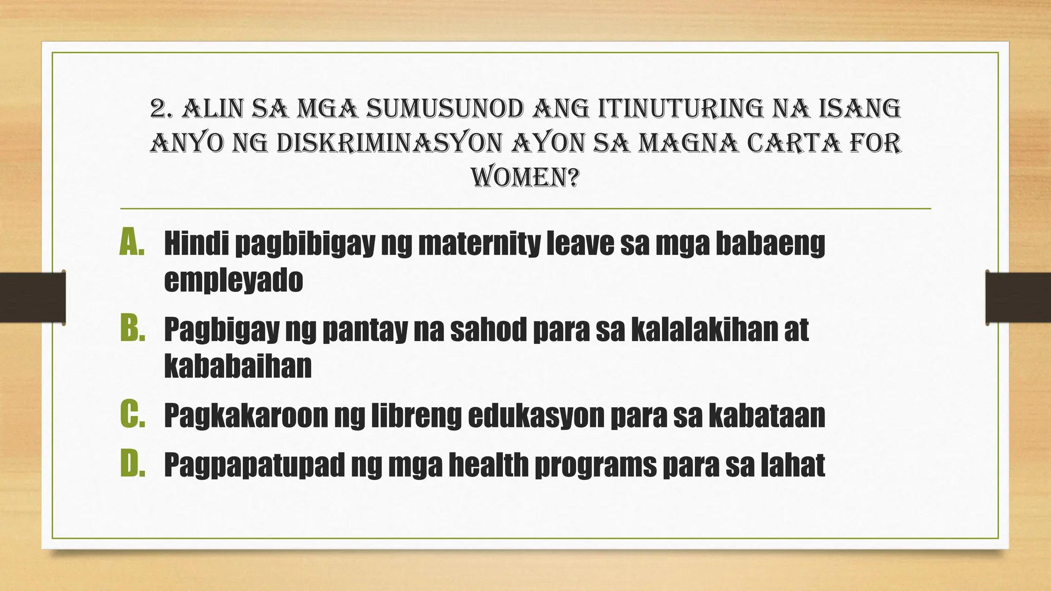 ARALING PANLIPUNAN TUGON NG PAMAHALAANG PILIPINAS SA ISYU SA KARAHASAN ...