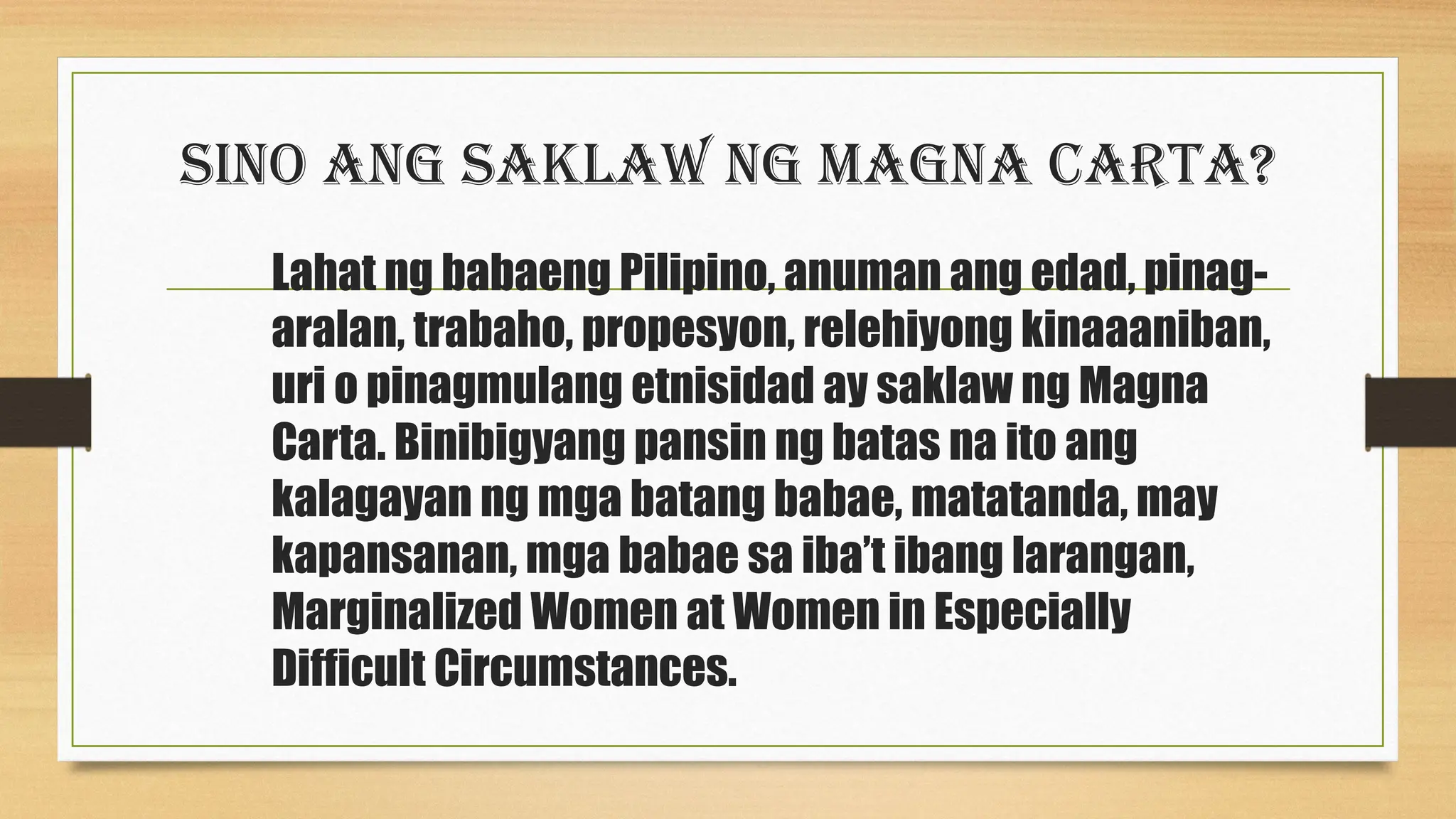 ARALING PANLIPUNAN TUGON NG PAMAHALAANG PILIPINAS SA ISYU SA KARAHASAN AT DISKRIMINASYON | PPTX