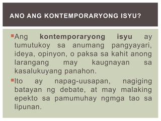 Araling Panlipunan-contemporary issueb.pptx