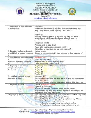 Araling panlipunan june 13 | DOCX