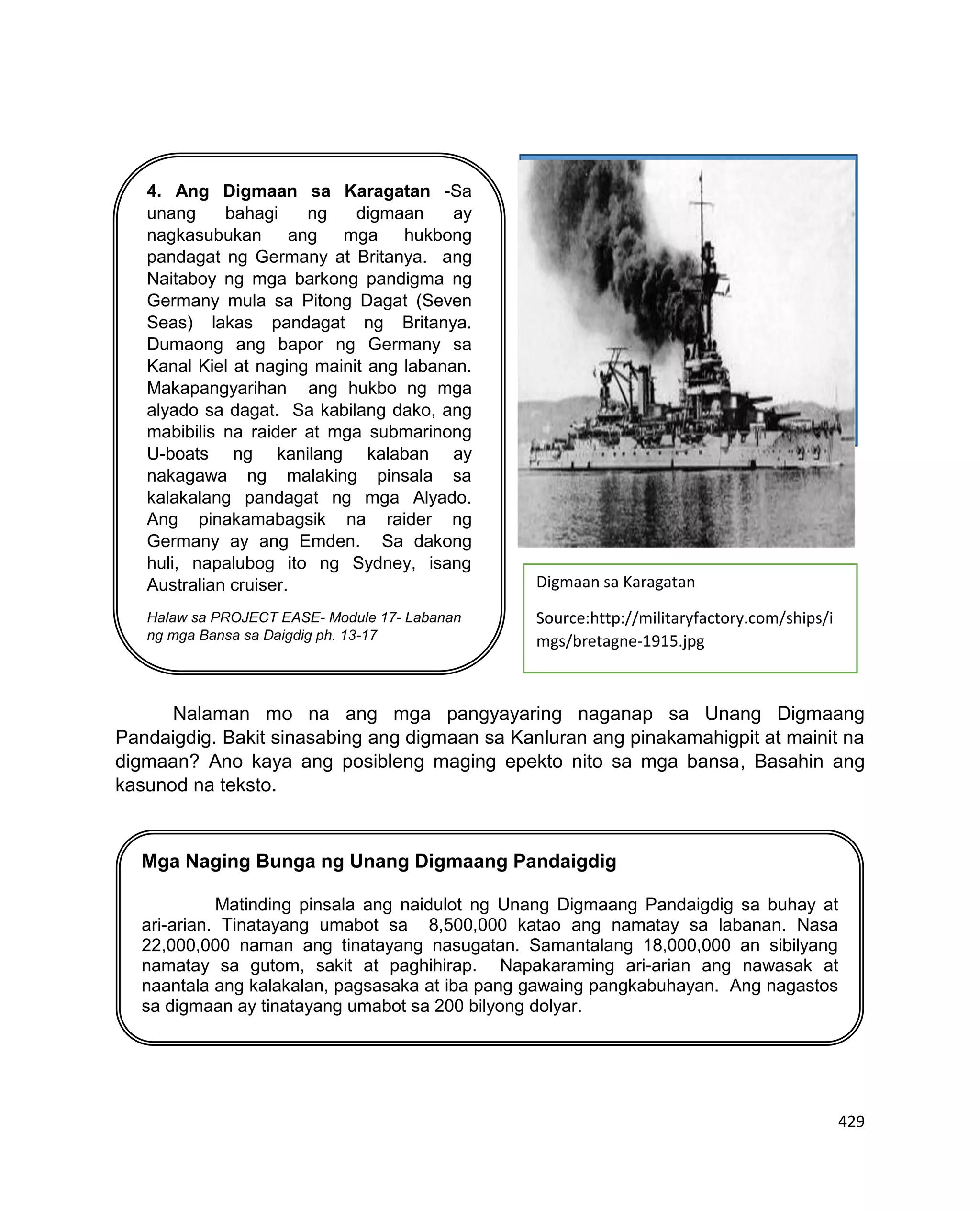 Araling Panlipunan - Kasaysayan ng Daigdig Module 4 | PDF