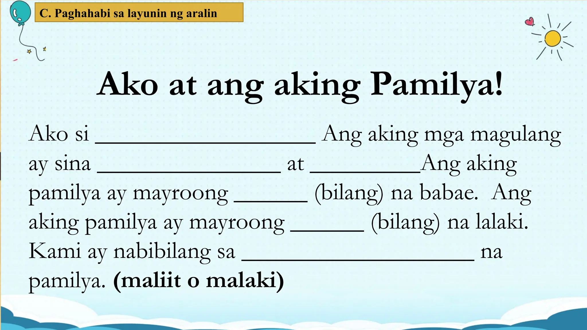 ARALING Panlipunan 1- ang aking pamilya.pptx