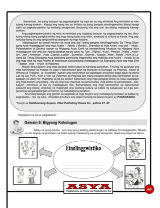 Araling Panlipunan 1st Quarter Grade 8 | PDF
