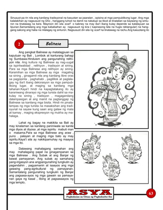 Araling Panlipunan 1st Quarter Grade 8 | PDF