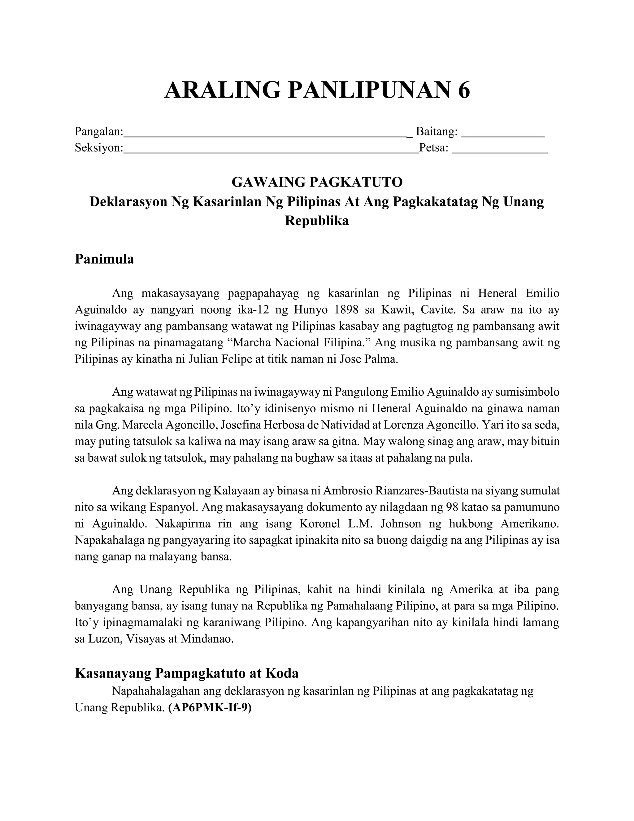 ARALING PANLIPUNAN 2 activity.docx