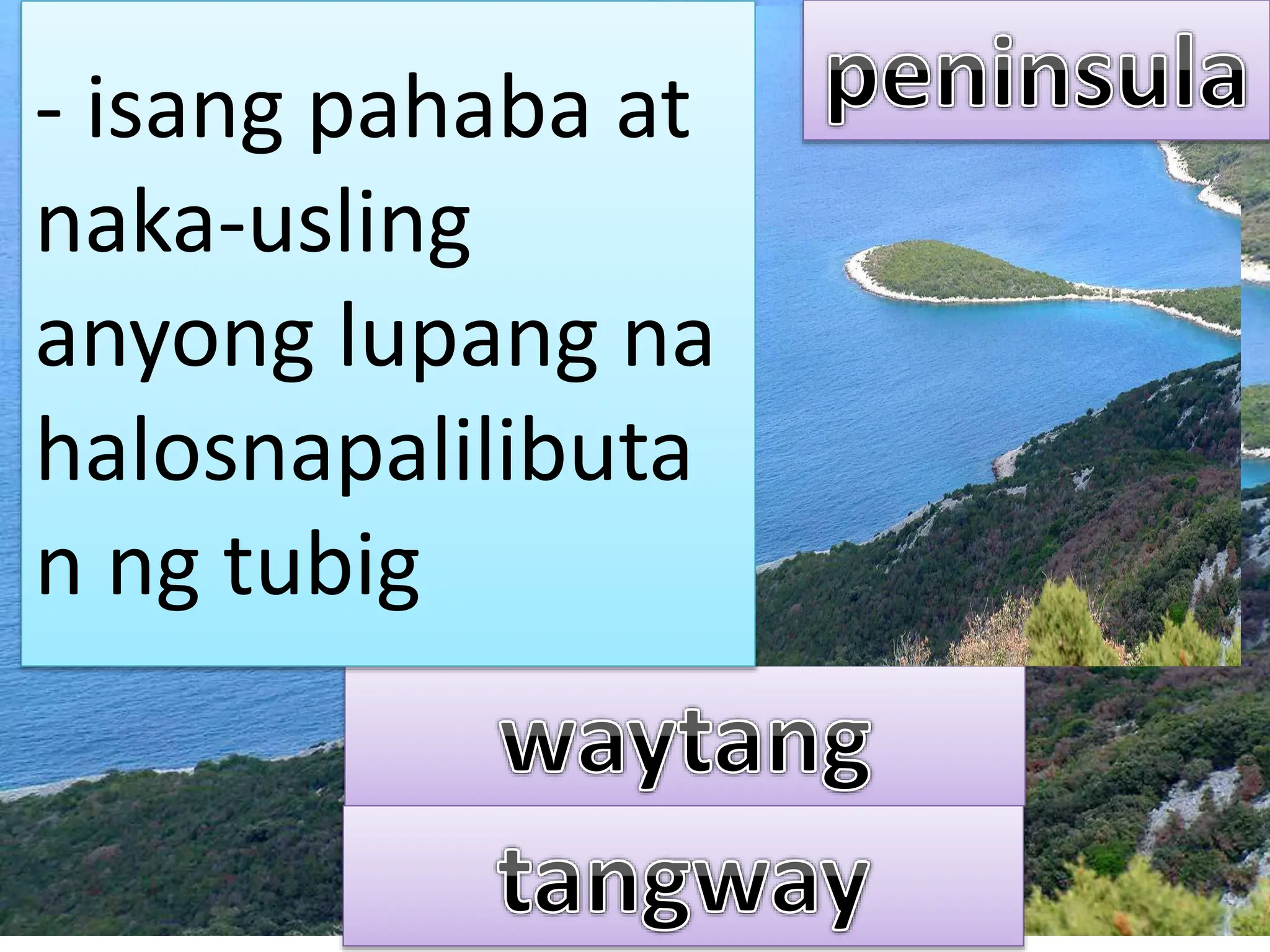 Araling Panlipunan 3 anyong lupa at anyong tubig.pptx