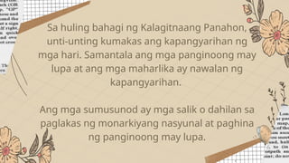 Mga Pambansang Monarkiya- Araling Panlipunan | PPTX