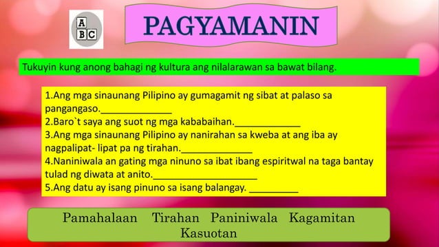 Araling Panlipunan 3 Yunit III Aralin 1 Ang Kultura ng mga Lalawigan sa Kinabibilangang Rehiyon ...