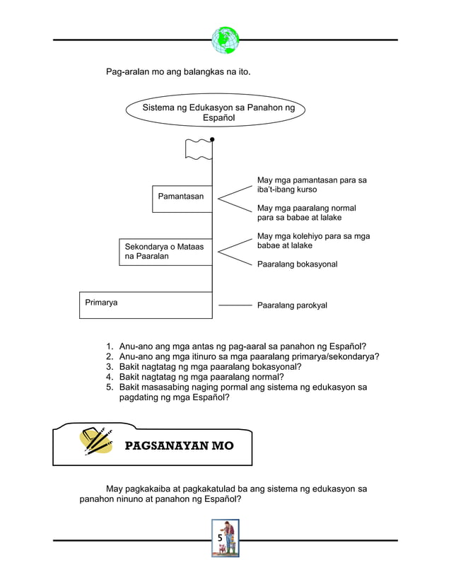 Araling Panlipunan 5 Ang Edukasyon noong Panahon ng Espanyol | PDF