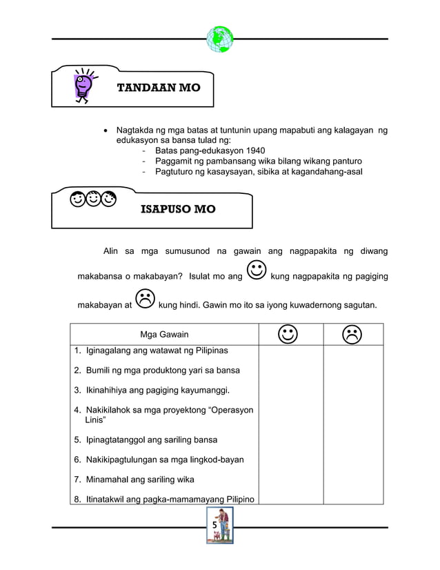 AP 6 Ang Edukasyon sa Panahon ng Komonwelt | PDF