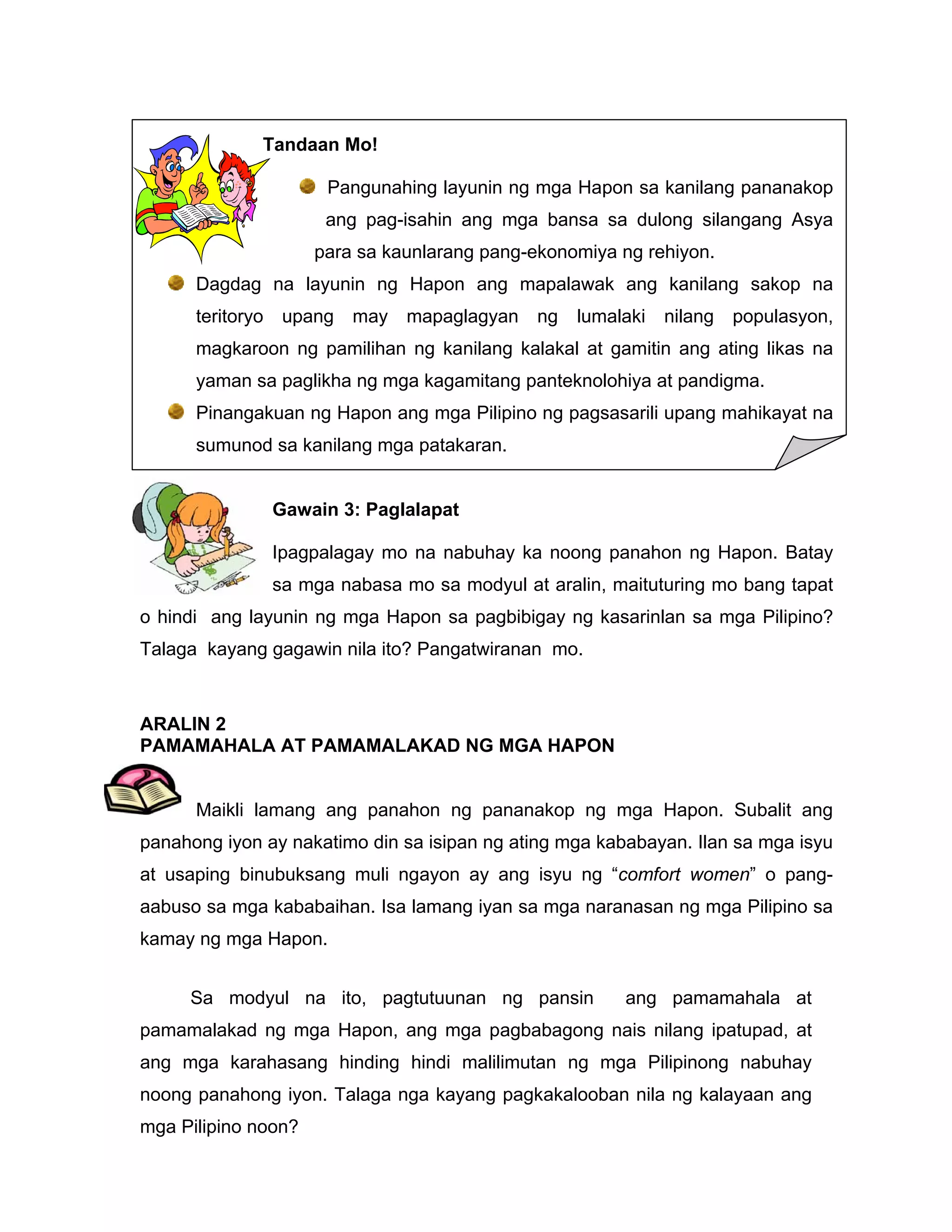 AP 6 Ang Pananakop ng mga Hapones sa Pilipinas | PDF