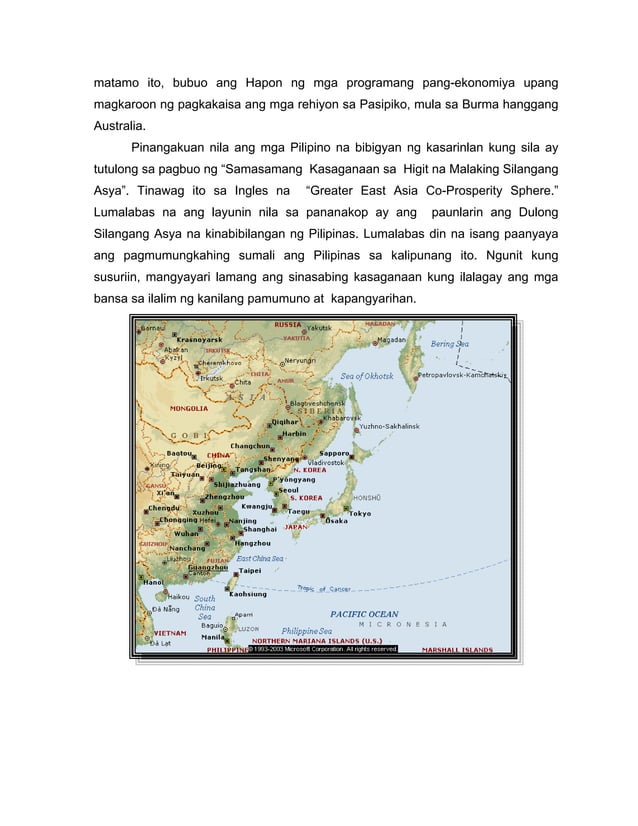 AP 6 Ang Pananakop ng mga Hapones sa Pilipinas | PDF