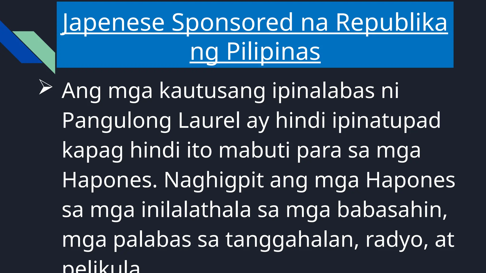 Ang Sistema ng Pamamahala ng mga Hapones | PPTX