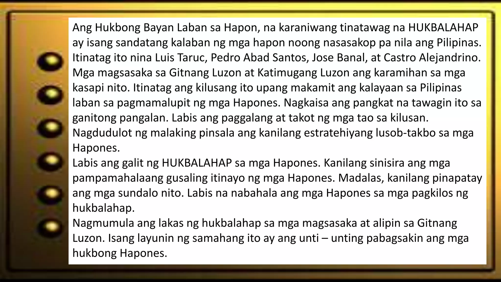 Araling panlipunan 6 Q2 WK8 D2 - Nasusuri ang pakikibaka ng mga ...