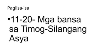 Araling Panlipunan 7.pptx matatag lesson ppt. | PPTX