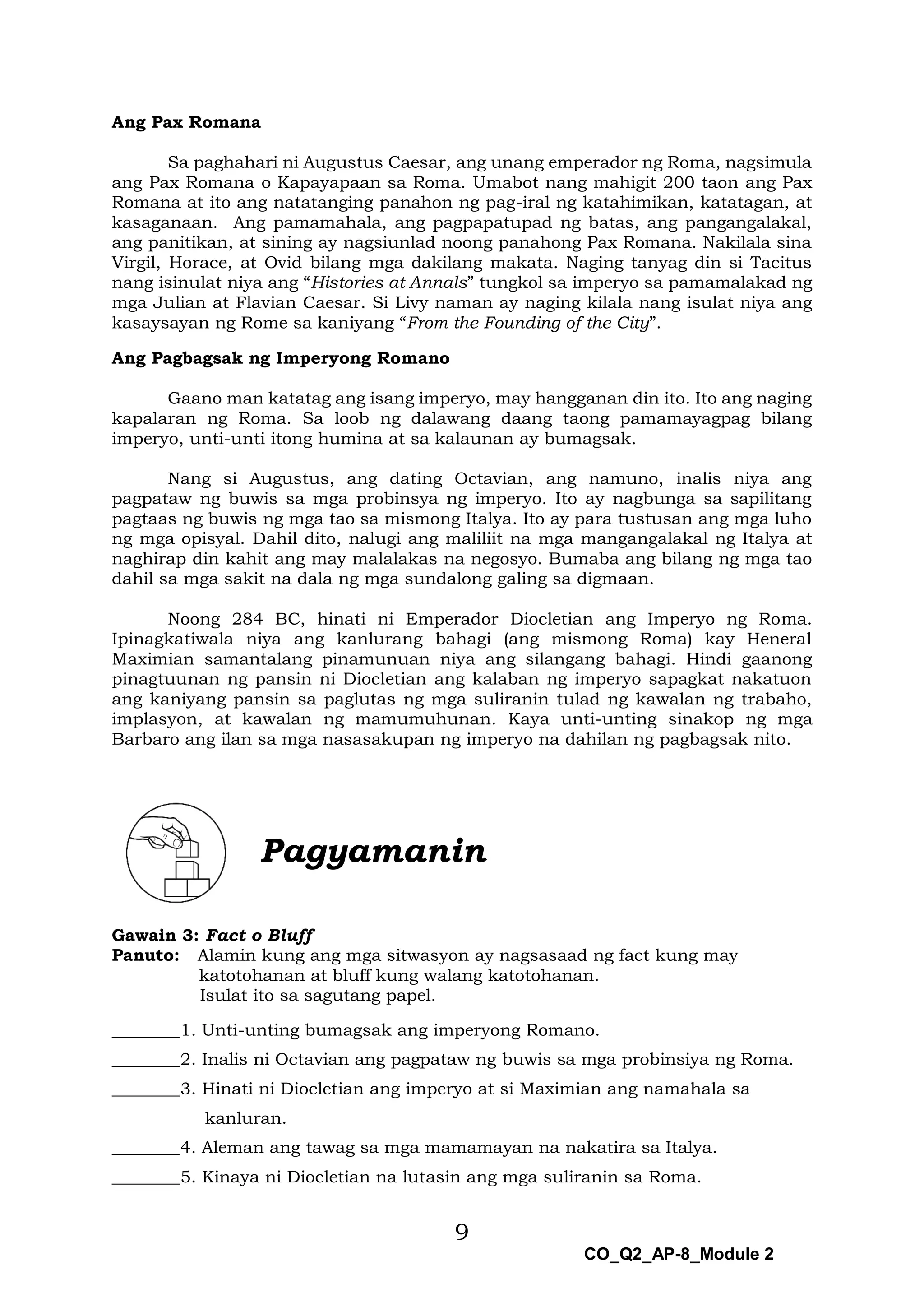 AralingPanlipunan8_Module2_Quarter2_Kontribusyon-ng-Kabihasnang-Romano ...