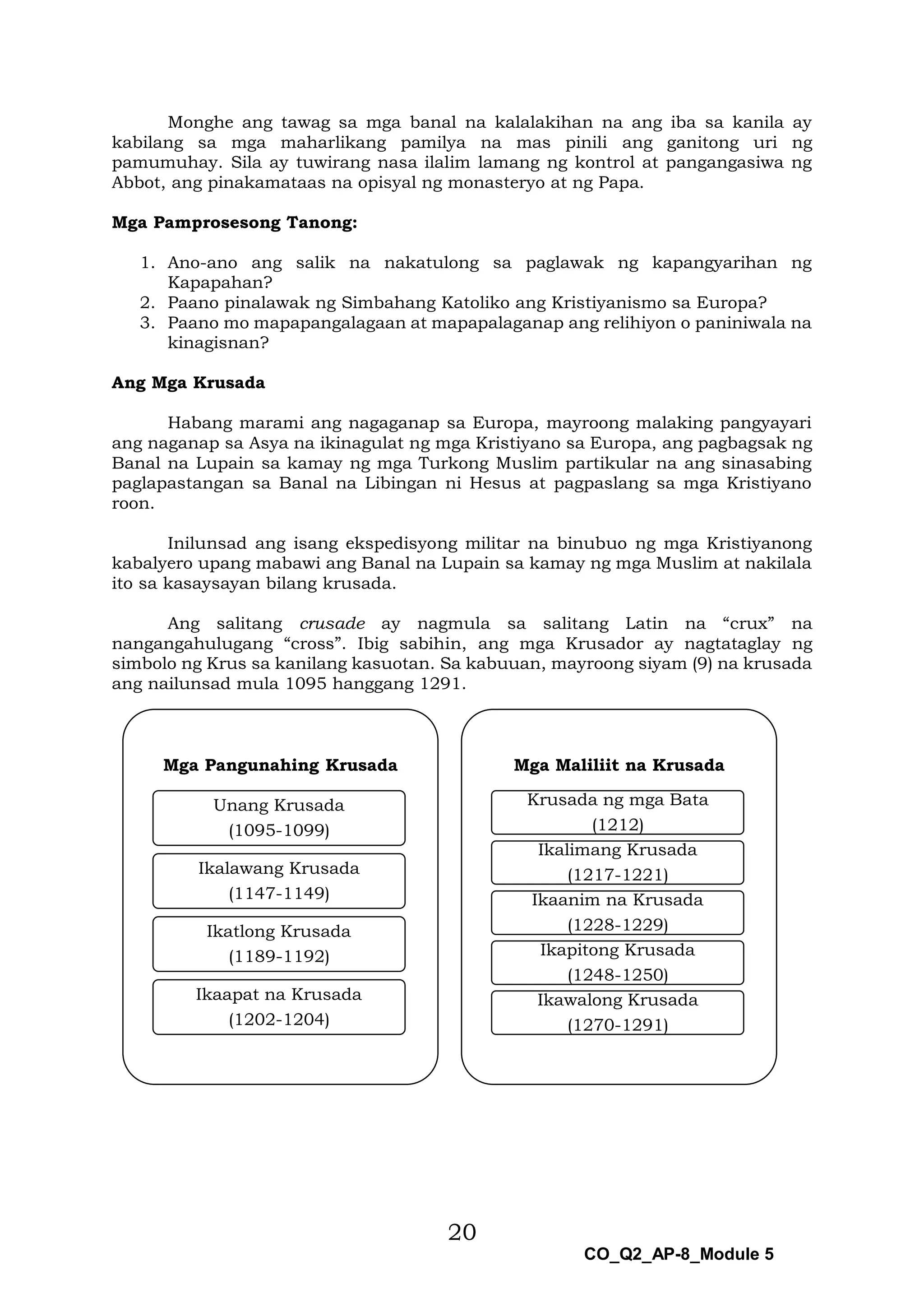 AralingPanlipunan8_Module5_Quarter2_Mga Pagbabagong Naganap sa Europa ...