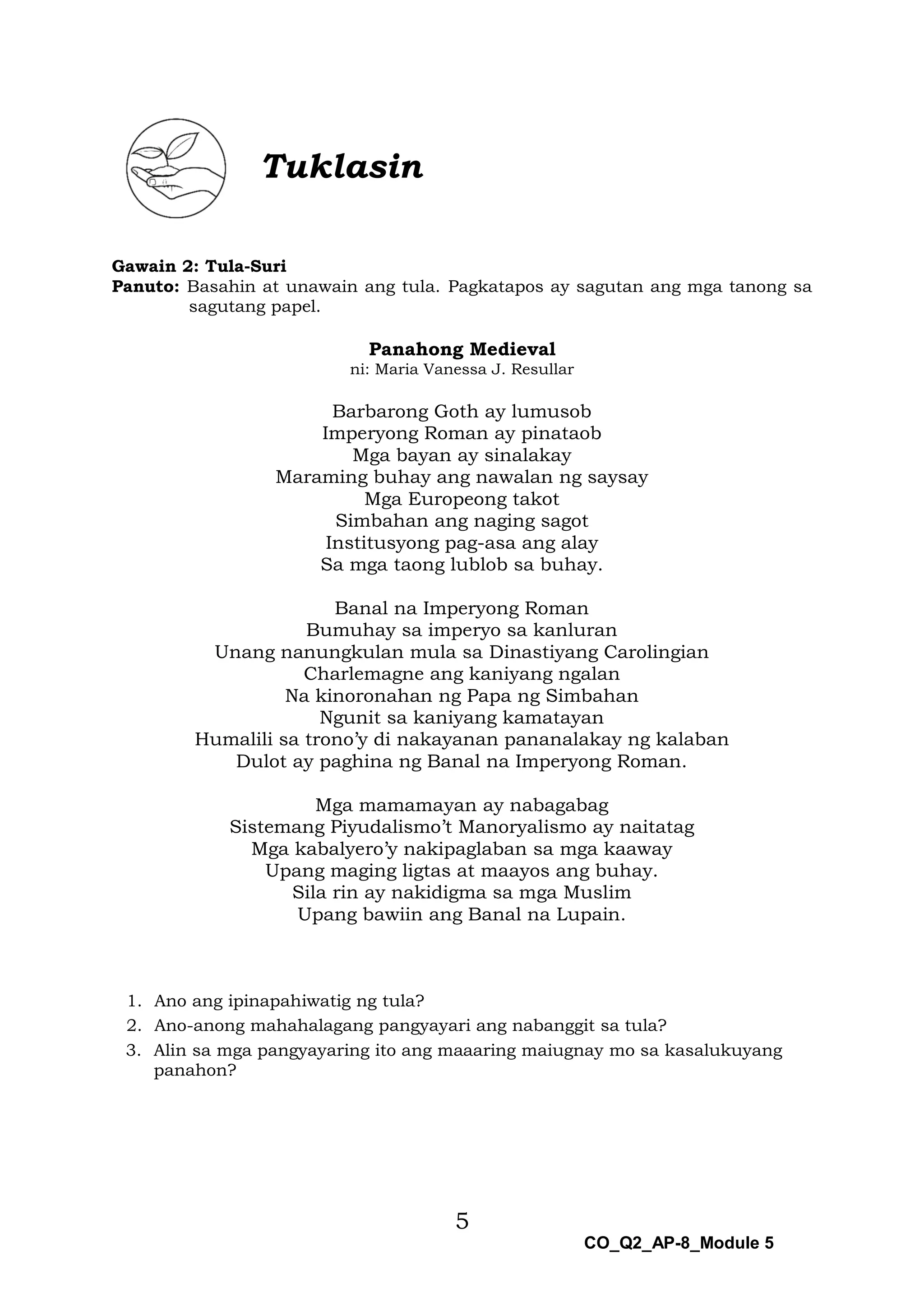 AralingPanlipunan8_Module5_Quarter2_Mga Pagbabagong Naganap sa Europa sa Gitnang Panahon_V2.pdf