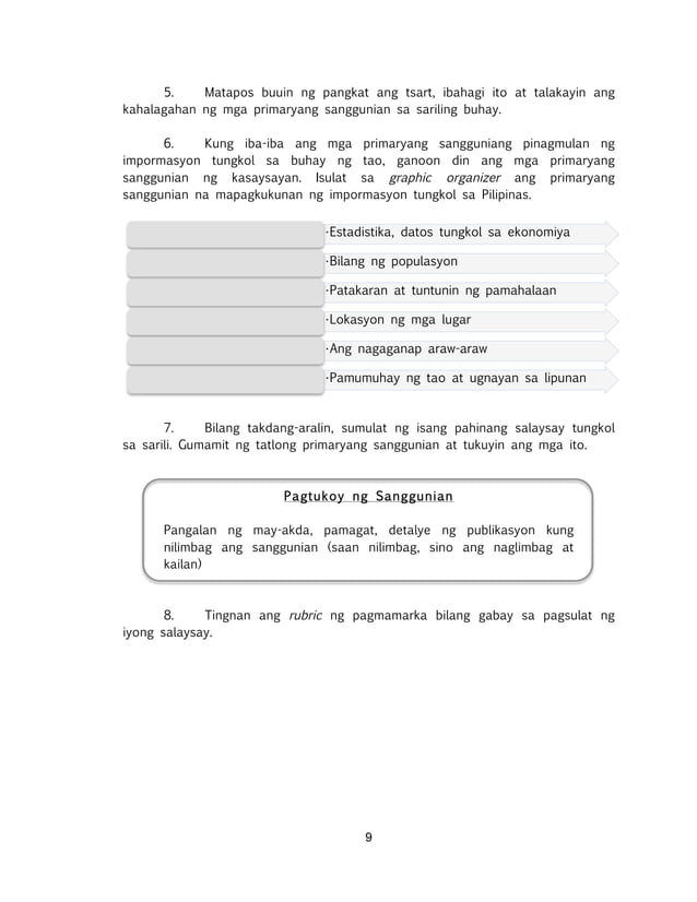 K TO 12 GRADE 7 LEARNING MODULE IN ARALING PANLIPUNAN