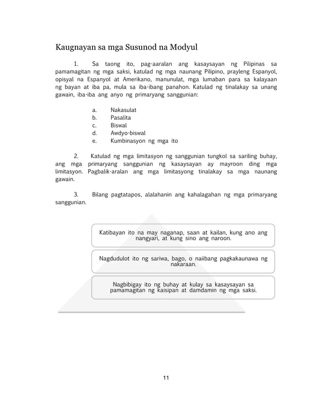 K TO 12 GRADE 7 LEARNING MODULE IN ARALING PANLIPUNAN