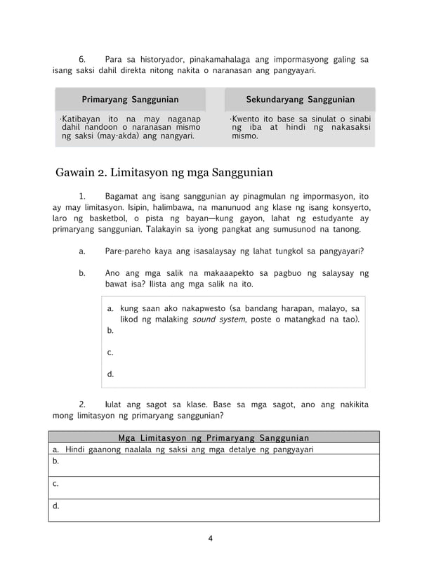 K TO 12 GRADE 7 LEARNING MODULE IN ARALING PANLIPUNAN