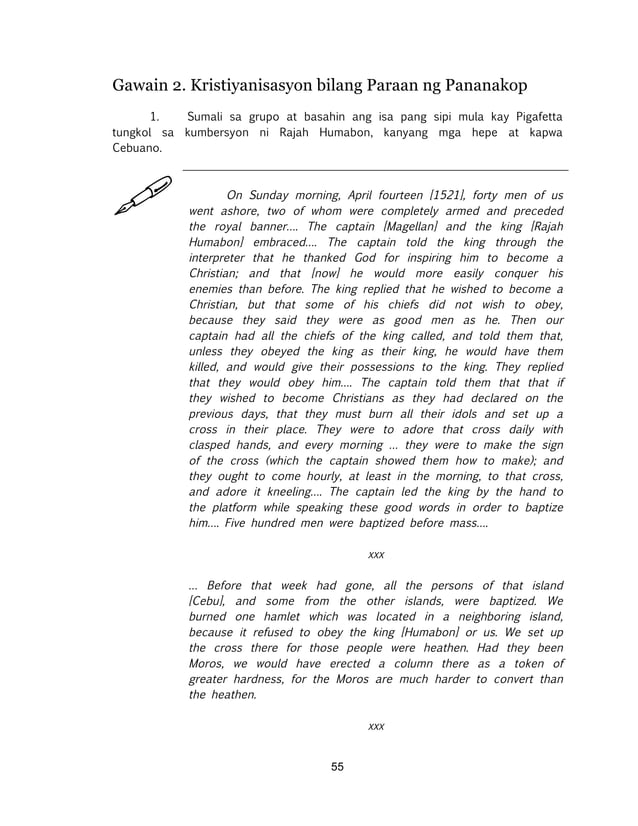 K TO 12 GRADE 7 LEARNING MODULE IN ARALING PANLIPUNAN