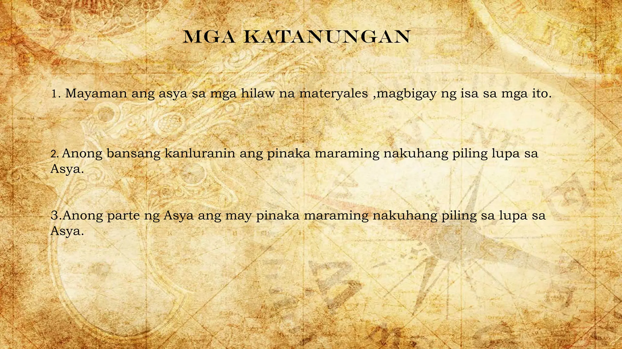 MGA DAHILAN NG PAGSAKOP NG MGA KANLURANIN SA KANLURAN AT TIMOG ASYA | PPT