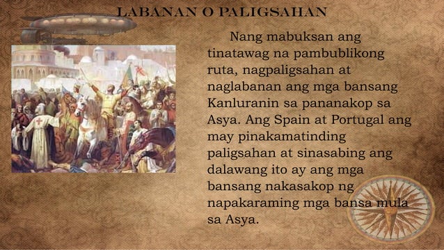 MGA DAHILAN NG PAGSAKOP NG MGA KANLURANIN SA KANLURAN AT TIMOG ASYA | PPT