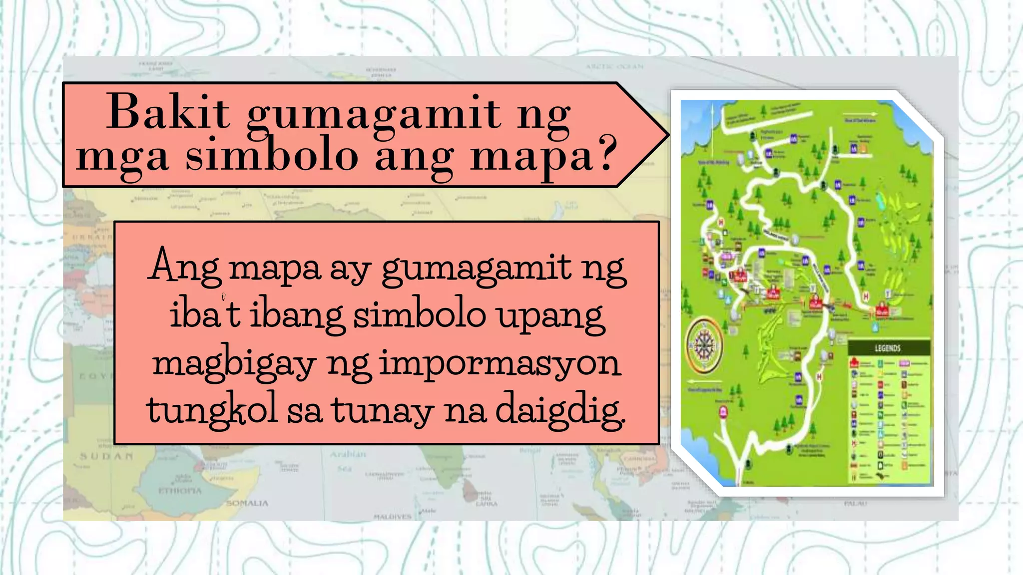Aralin panlipunan 3 - Mga Simbolo sa Mapa | PPTX