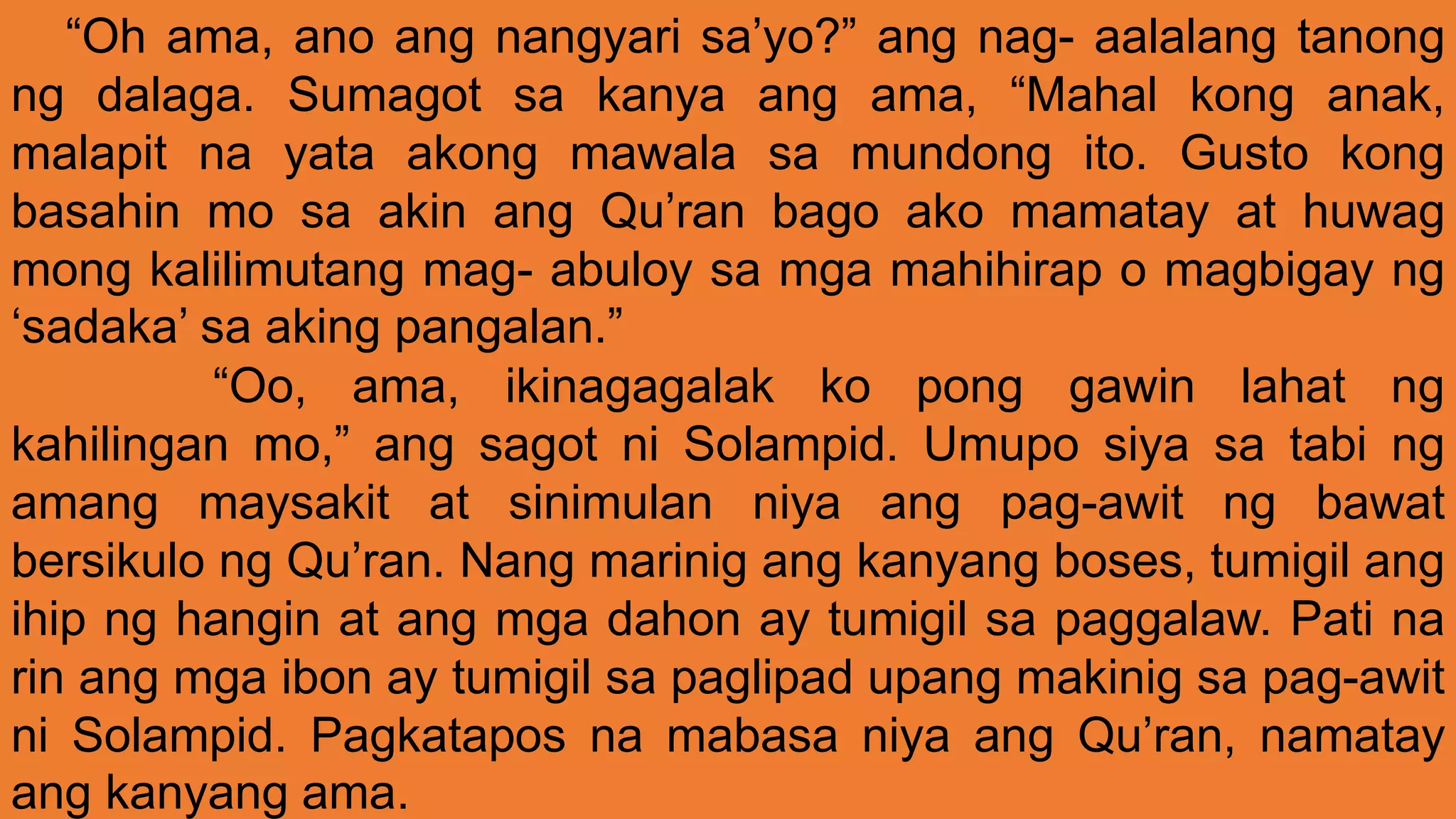 Aralin sa filipino 7 unang markahan-solampid | PPTX