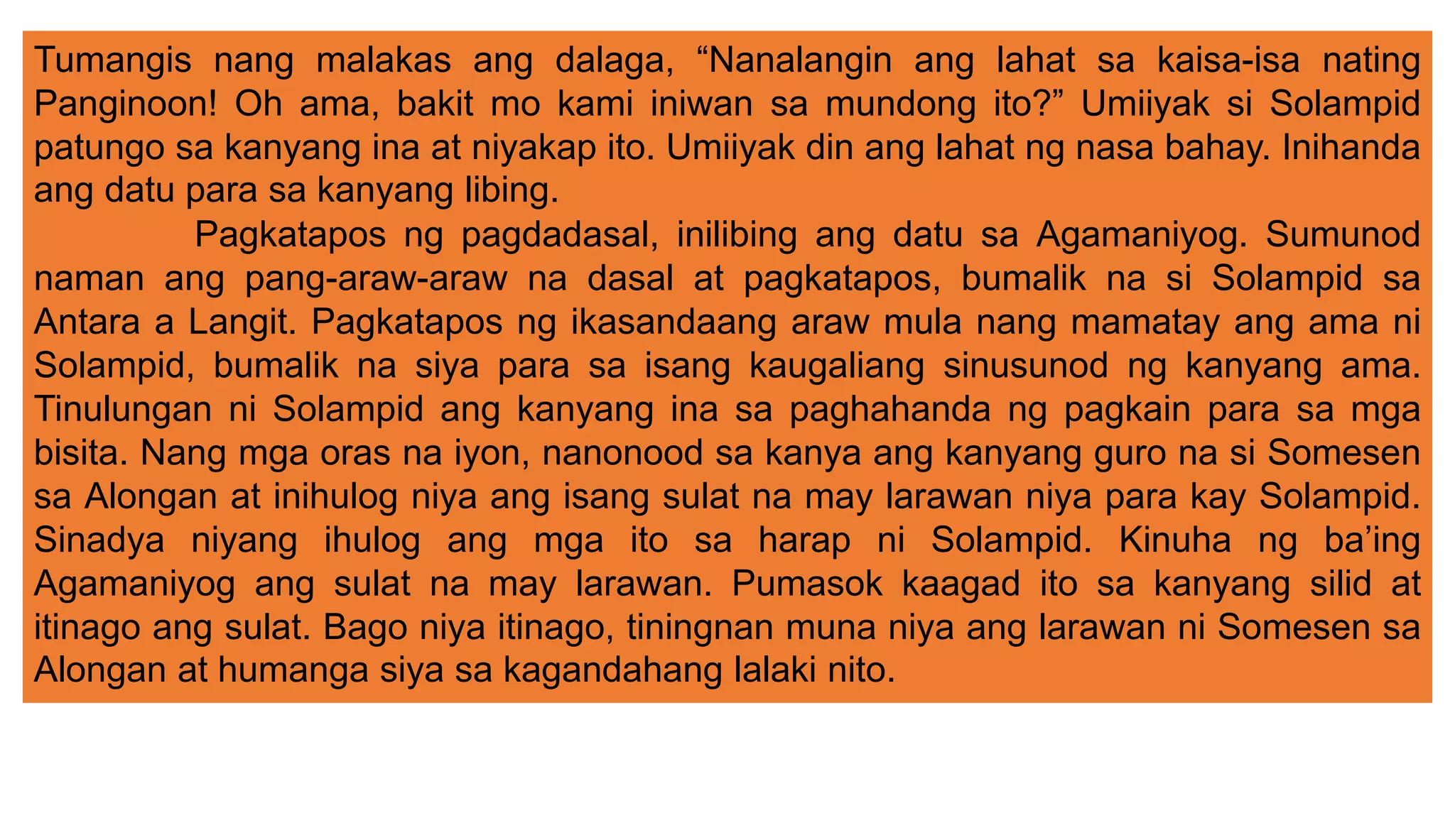 Aralin sa filipino 7 unang markahan-solampid | PPTX