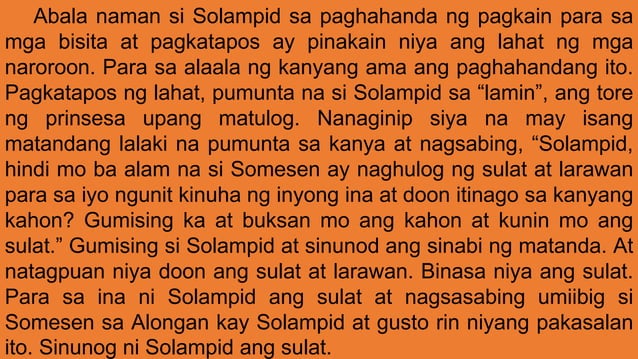 Aralin sa filipino 7 unang markahan-solampid | PPTX