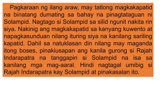 Aralin sa filipino 7 unang markahan-solampid | PPTX