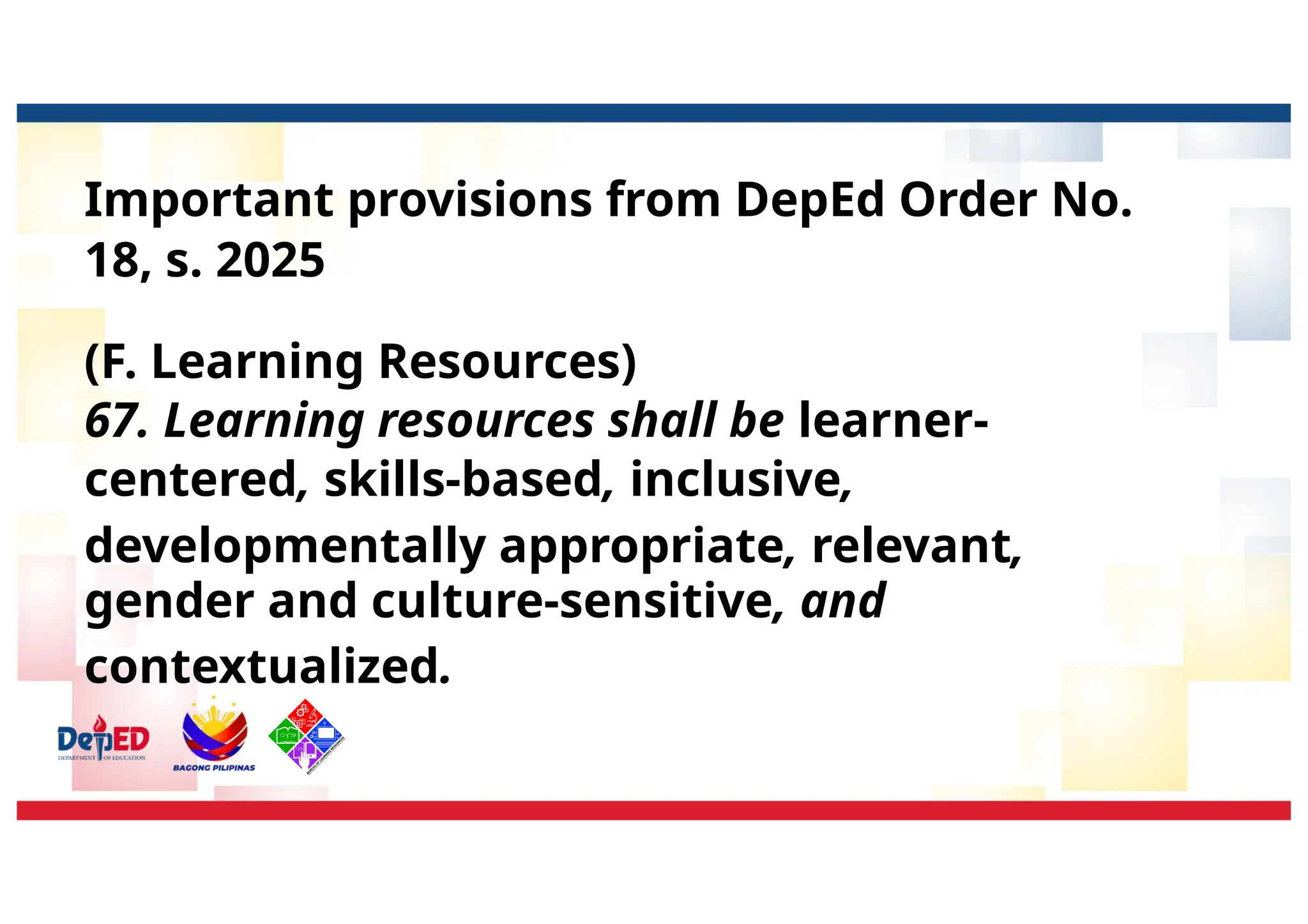 Implementing Guidelines for the ARAL Program | PPTX